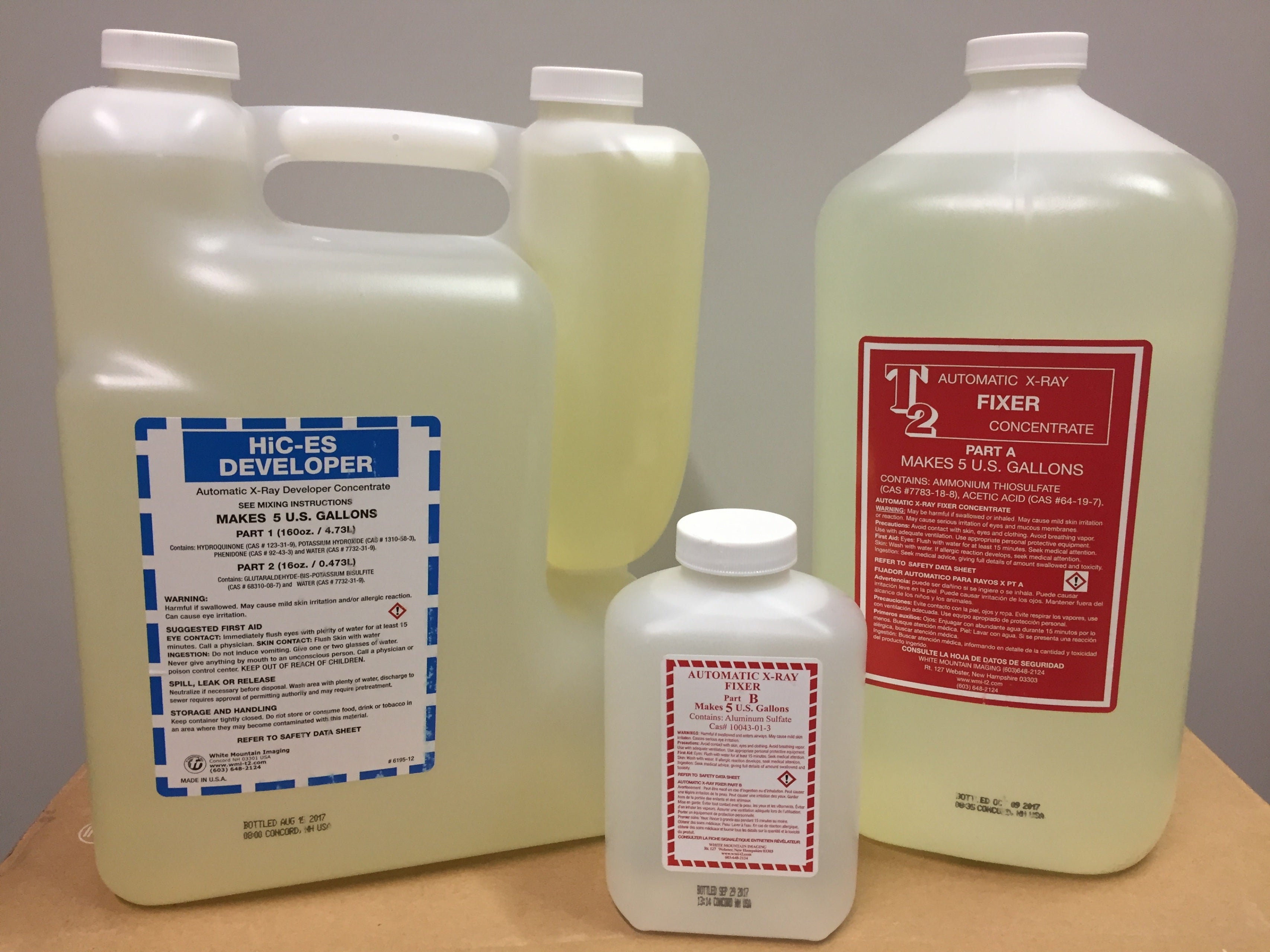 X-ray Developer & Fixer Concentrate Combo-Pak, 5 Gallons Each | BXR ...